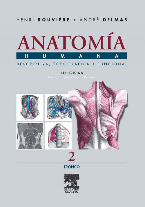 · Anatomía humana - Tomo 2: Tronco "Descriptiva, topográfica y funcional" · Delmas, André ...